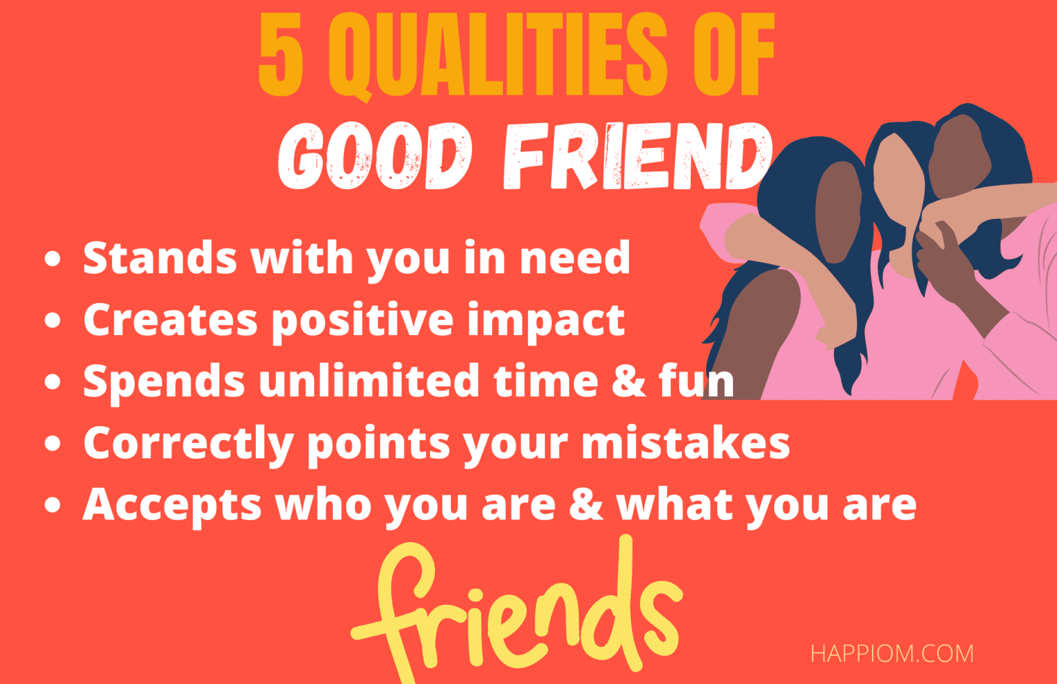 The Top 5 Qualities of a Good Friend You Must Never Lose Them in Life