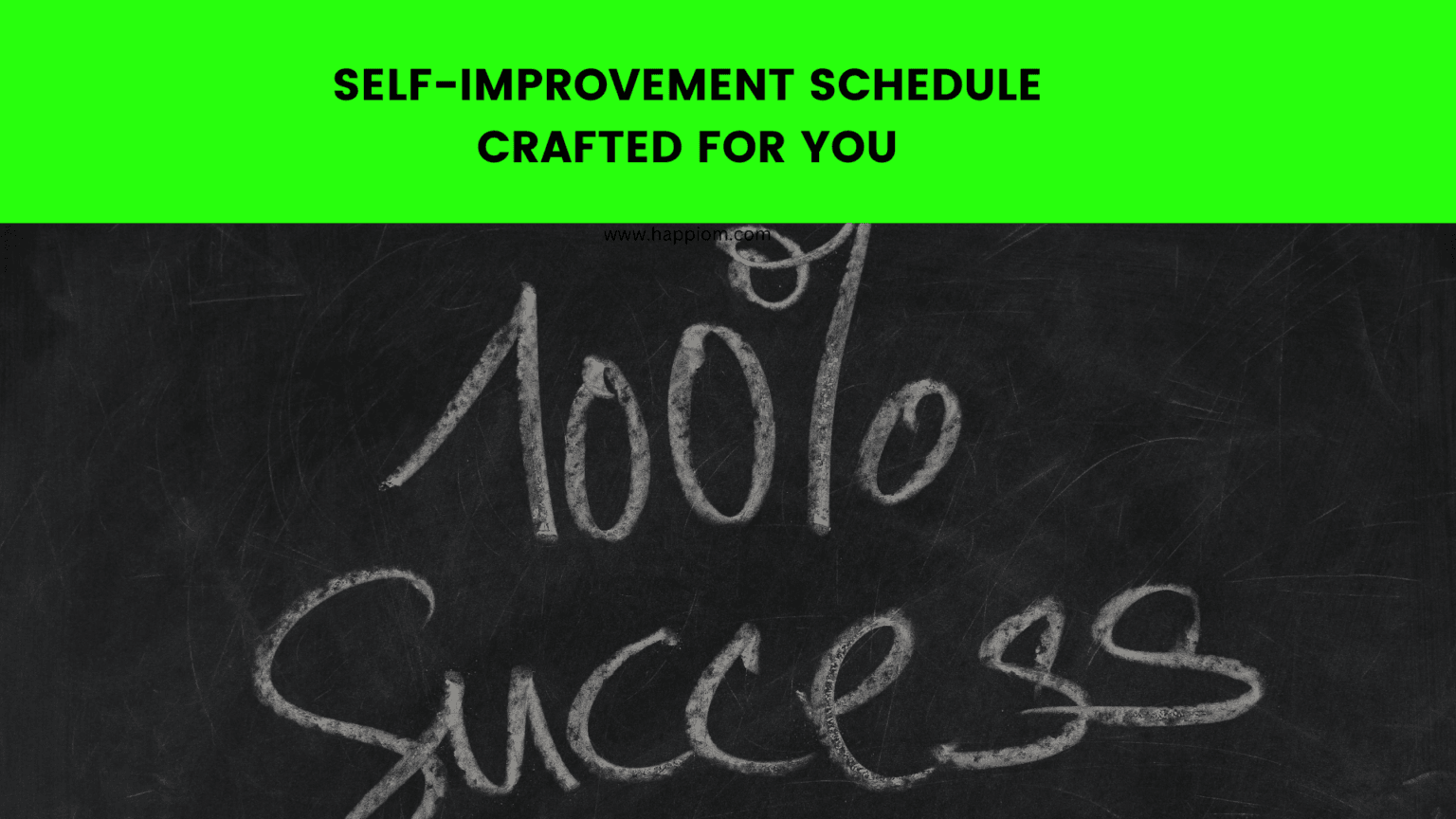 Unlock Your Potential with a Daily Self-Improvement Schedule