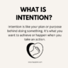 What is Intention? Why Good Intention Matters in Life?