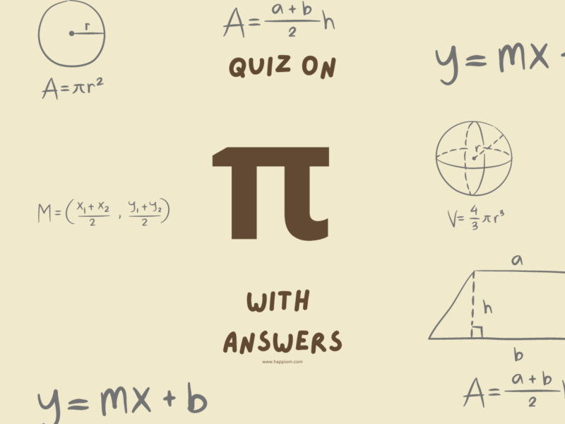 20 Quiz Questions with Answers for National Pi Day