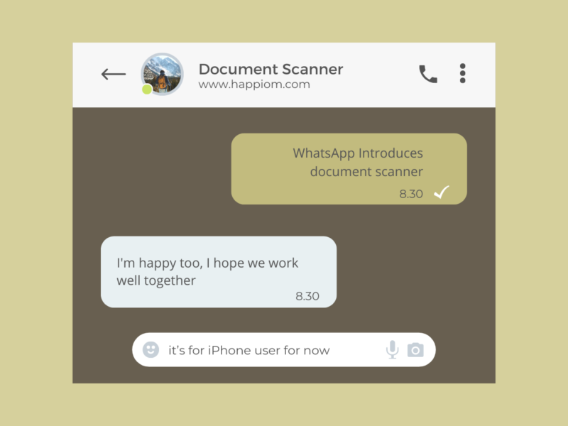 How to Use Document Scanner in WhatsApp?