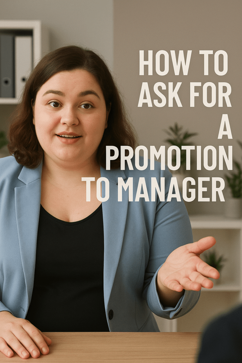 How to Ask for a Promotion to Manager: 5 Detailed and Smart Ways